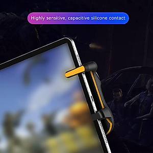 VLUOO Game Trigger Joystick for Tablet, Adults Kids Universal Tablet Game Triggers for IPad, Variable Frequency Tablet Controller for Games