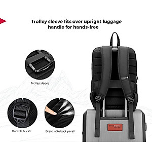 Swissdigital Design Laptop Backpack For Women,College Backpack With Usb Charging Port,Computer Backpacks For Work Business Platinum (KATY ROSE SD1006F-01B)