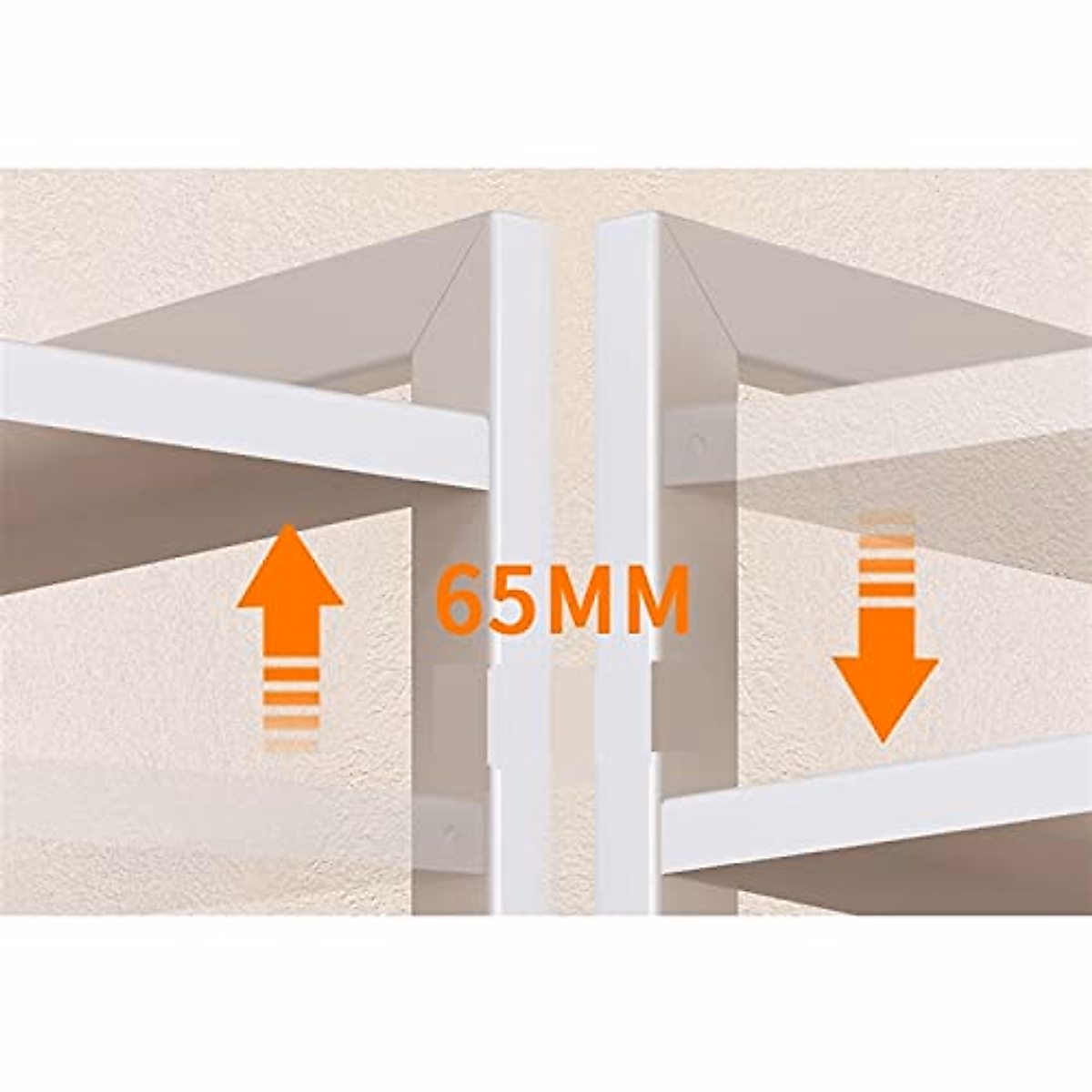 LUCBEI Microwave Oven Rack Kitchen Storage Rack, Microwave Oven Rack, Dish Rack, Tabletop, Table Top, Telescopic Multifunctional Seasoning Can Rack, Tableware, Double Layer Kitchen Storage Rack