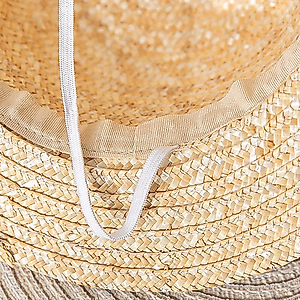 Luffy Straw Hat for Men Women, Multifunctional Cosplay Beach Anime Cartoon Character Sunscreen Straw Hat Cosplay Sun Hat