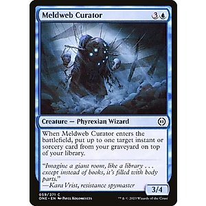 Magic: the Gathering - Meldweb Curator (059) - Phyrexia: All Will Be One