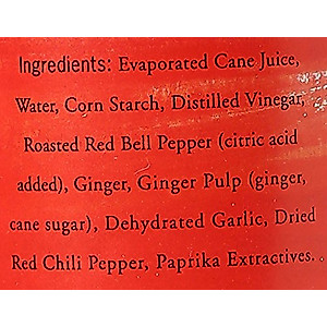 Ginger Sweet Chili Sauce – Sweet and Spicy Dip Cooking Sauce | Organic and Brings Natural Taste of Ginger, Chili, and Red Pepper | Full of Life and Good Health | 12.7 oz