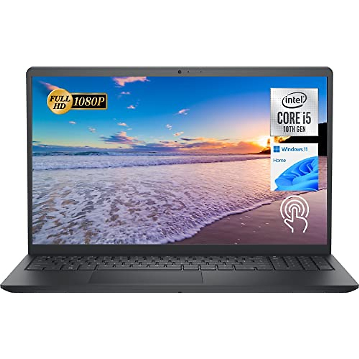 Dell Newest Inspiron 15 3511 Laptop, 15.6" FHD Touchscreen, Intel Core i5-1035G1, 12GB RAM, 512GB PCIe SSD, SD Card Reader, Webcam, HDMI, WiFi, Windows 11 Home, Black