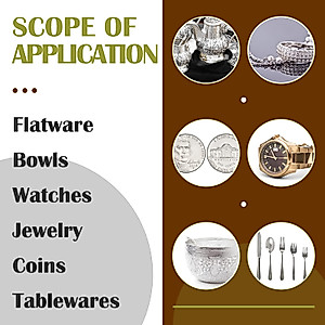 Saintrygo 4 Pieces Silver Storage Bags Anti Tarnish Cloth Bag for Storage, Jewelry, Flatware, Silverplate, Silver Polishing Cloth for Tarnish Cleaning(9.8 x 12.8 Inch,Black)