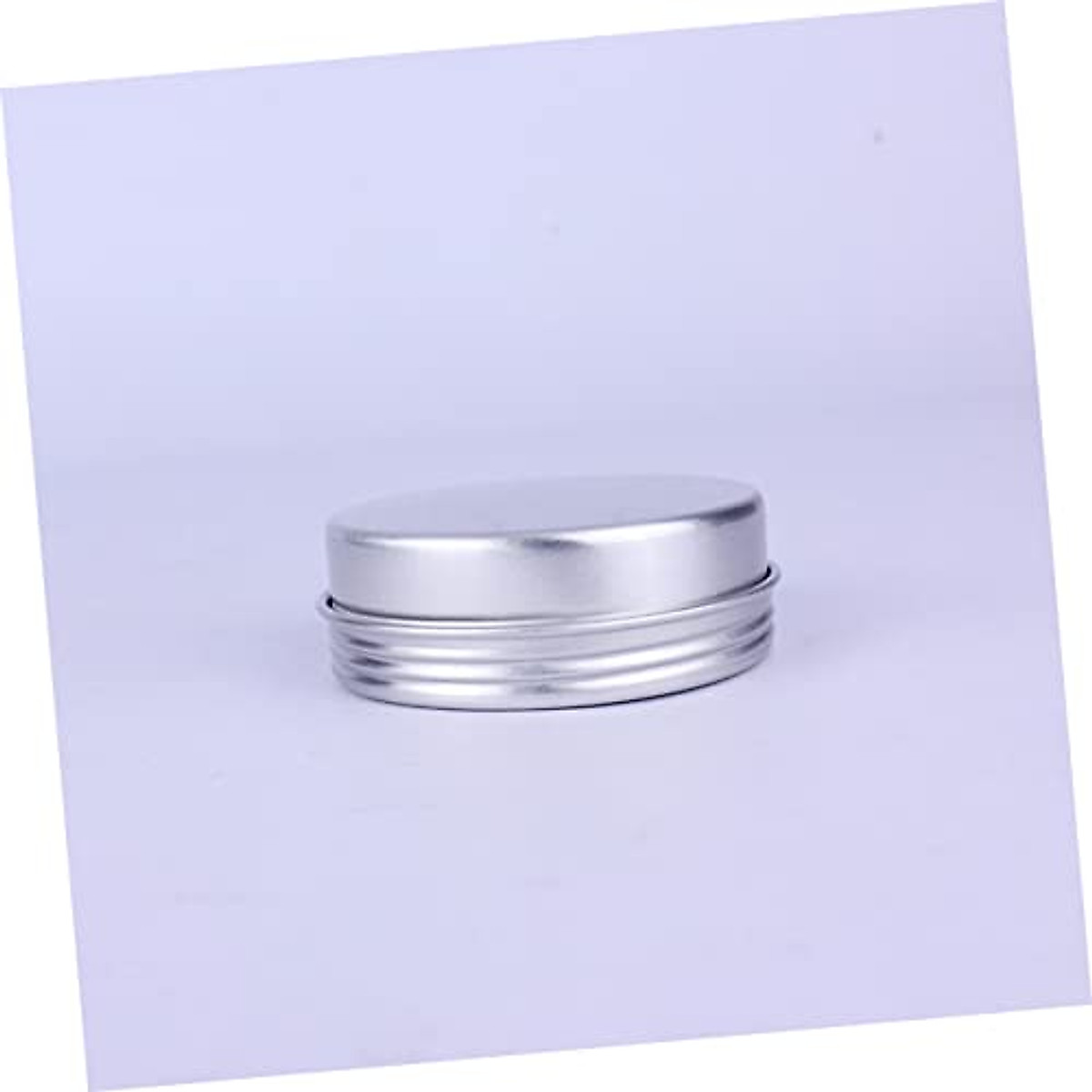 Ciieeo Container with Lid 24pcs Containers with Lids Cream Jars with Lids Empty Tin Cans Tin Cans with Lids Balm Tin Container Screw Tin Cans Empty Cream Jar Metal Tin Container Balsam