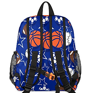 RIRIX Personalized Toddler Kids Backpack, Custom Mini Backpacks for Preschool, Schoolbag for Boys Girls Basketball Baseball