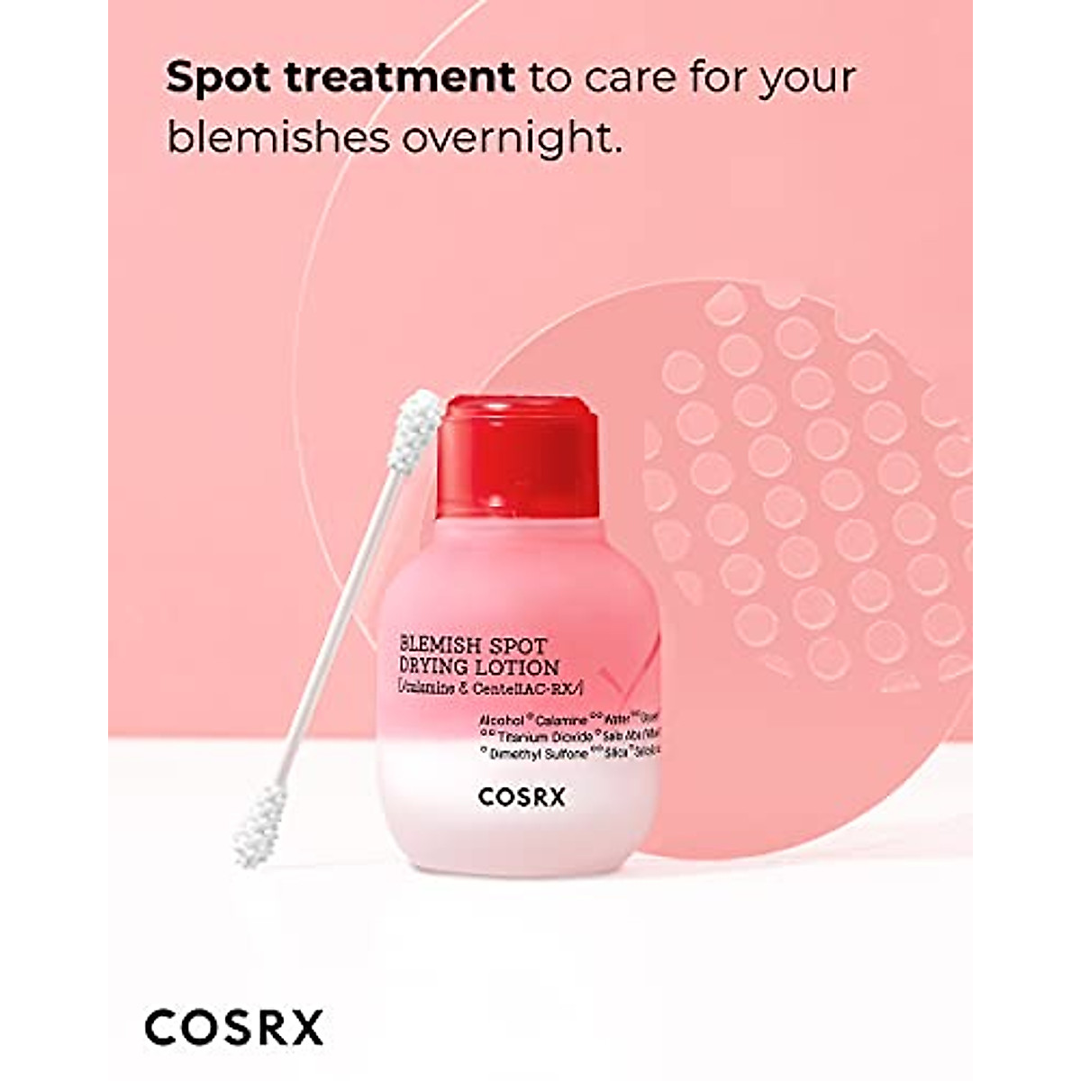 COSRX Acne Blemish Spot Drying Lotion 1.01 fl. oz / 30ml Dry and Reduce Blemish Spot, Pimple, Whitehead, Spot Treatment