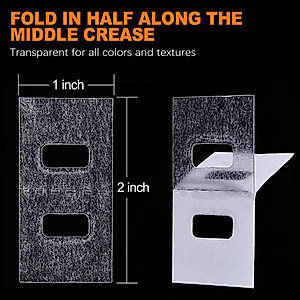 CoguZed 30 Sets (60 Pcs) Clear Vertical Blind Repair Tabs, Vertical Blinds Repair Kit, Vertical Blinds Replacement Slats，Pre-Cut Blind Fixers Peel Back Adhesive Ready to Use