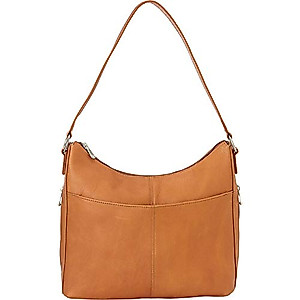 Le Donne Leather Bella Hobo (Black)