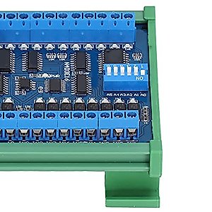 16 Channel Expansion Board, Power Supply Control Module DC 6.5‑30V Simple Wiring Less Interference for Smart Home for Surveillance System(with Shell)