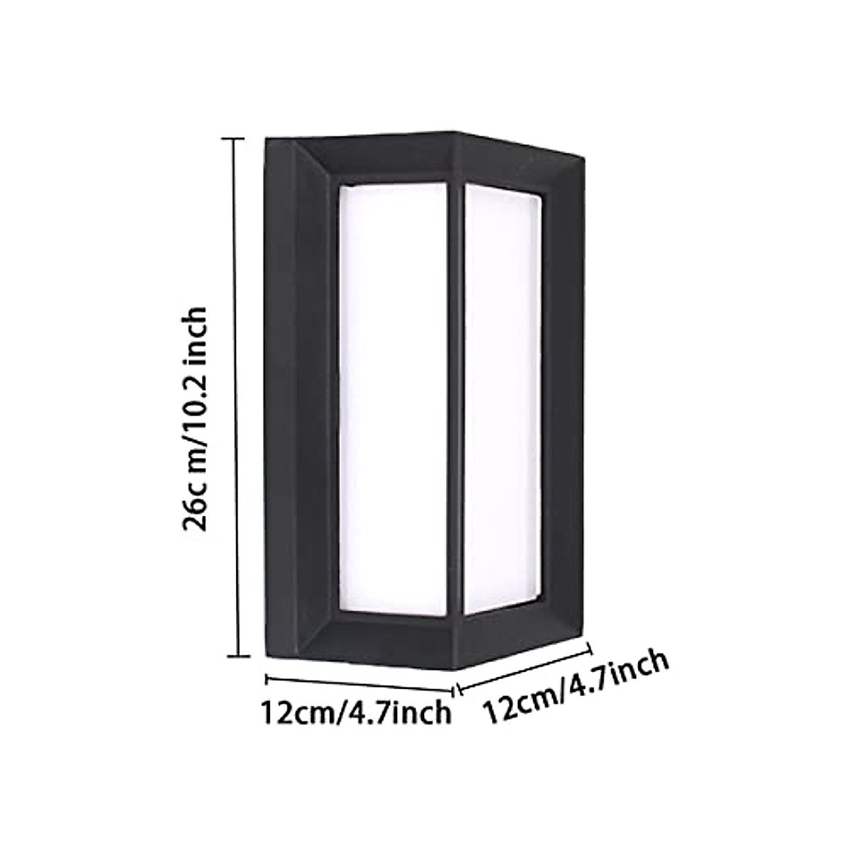 Outdoor Wall Light,Exterior Wall Sconce Lantern Fixture with LED, Outside Waterproof Lights for House Porch Garage Ntryway Doorway Garden Anti-Rust Outdoor Light Fixture Wall Mount Lights (Warm)