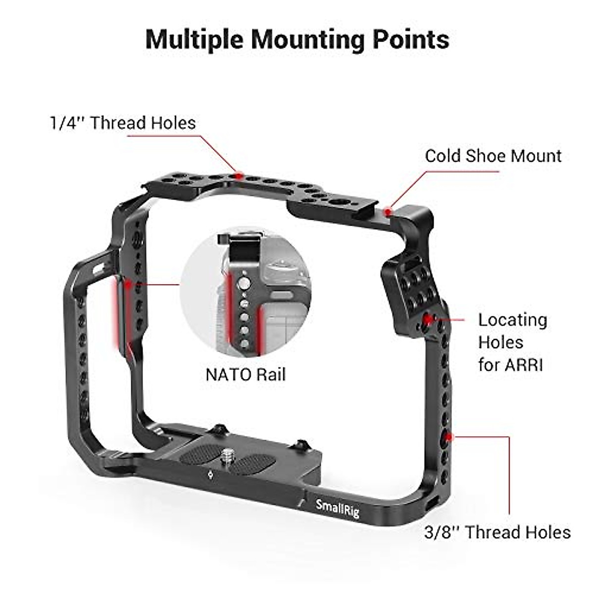SmallRig Cage for Canon 5D Mark III IV CCC2271