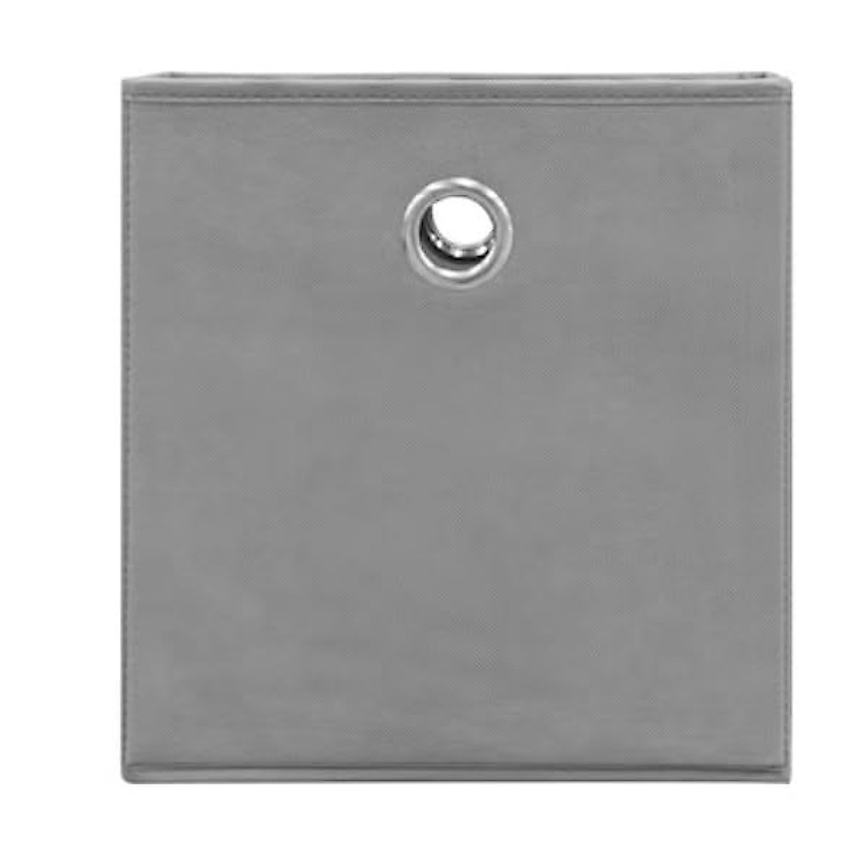 Fabric Collapsible Storage Bins, 10.5 x 11 x 10.5 inches, Pack of 2, (Gray)