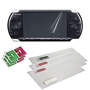 OSTENT 3 x Ultra Clear Screen Guard Film LCD Protector Skin for Sony PSP 1000/2000/3000