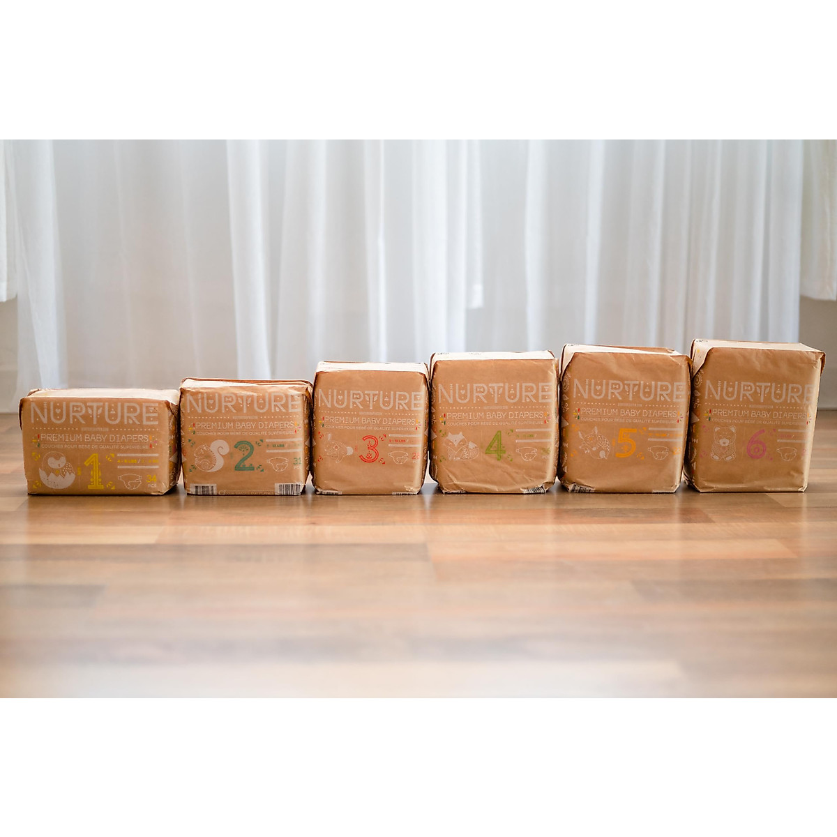 BioBag Diaper Size 1 New Born 4-9 lbs, 2-4 Kg' / Amazon: 'Nurture Diapers by BioBag, Size 1 (4-9 pounds), 102 Premium Quality Baby Diapers, Chemical Free, Ultra Absorbent, Eco Friendly, Hypoallergenic