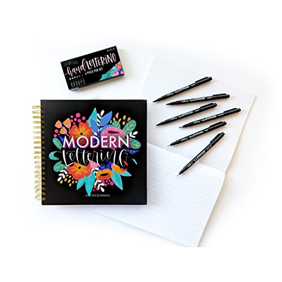 June & Lucy Calligraphy Kit for Beginners - Calligraphy Pen Set with Calligraphy Workbook