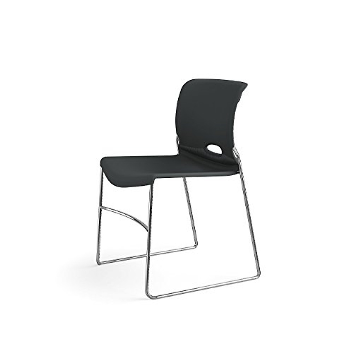 HON Olson Stacking Chair - Guest Chair for Office, Cafeteria, Break Rooms, Training or Multi-Purpose Rooms, Lava, 4 pack (H4041)