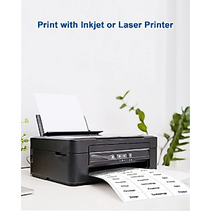 Mailing Address Labels, 1" x 2-5/8" Shipping Address Labels for Inkjet & Laser Printers, 750 Blank POLONO Address Labels Compatible with Avery 5160, 8160 Labels, FBA and SKU Labels, Easy to Peel