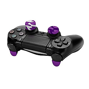 Gioteck TGMP - Thumb Grips for PS4 - Megapack Protection/Caps/Caps for Joystick PlayStation 4 - Non-Slip - Aid to Sight - PS4 Controller Protector (Pack of 4)