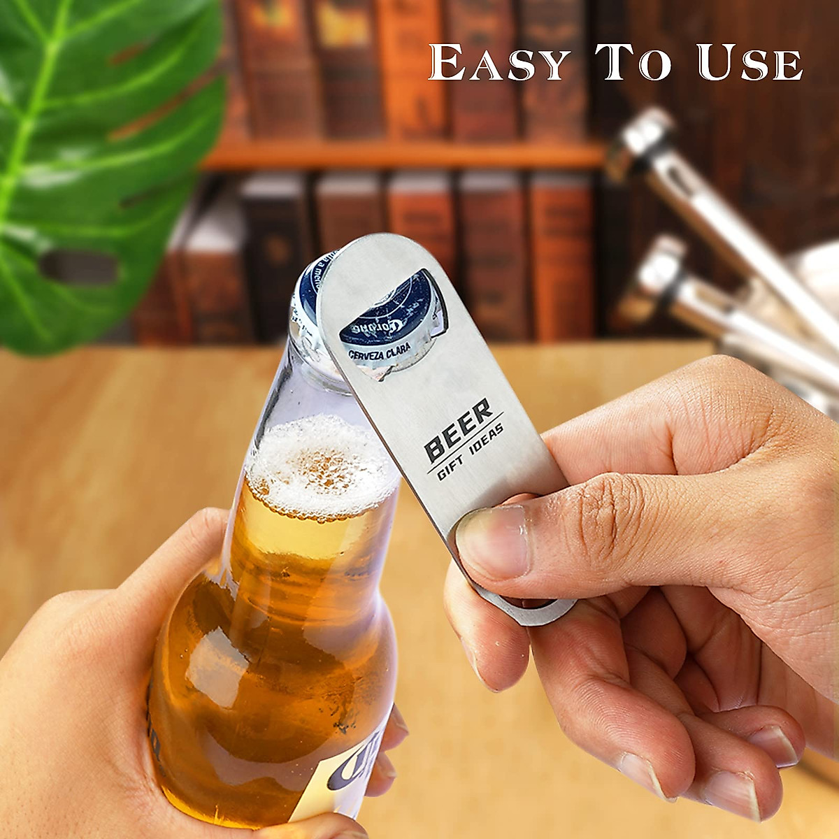 Gifts for Men Dad Husband, 2pc Beer Chiller Sticks with 1 Bottle Opener, Mens Birthday Gifts Idea for Father Brother Adults Who Have Everything, Unique Cool Stuff Gadgets Beer Lover Presents