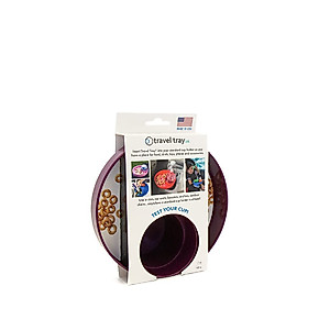 My Travel Tray – for Cup Holder (Merlot) Made in USA - Car Journey Must – Insert into Cupholders Found on Car Seats, Booster, Strollers & Your car Cup Holder