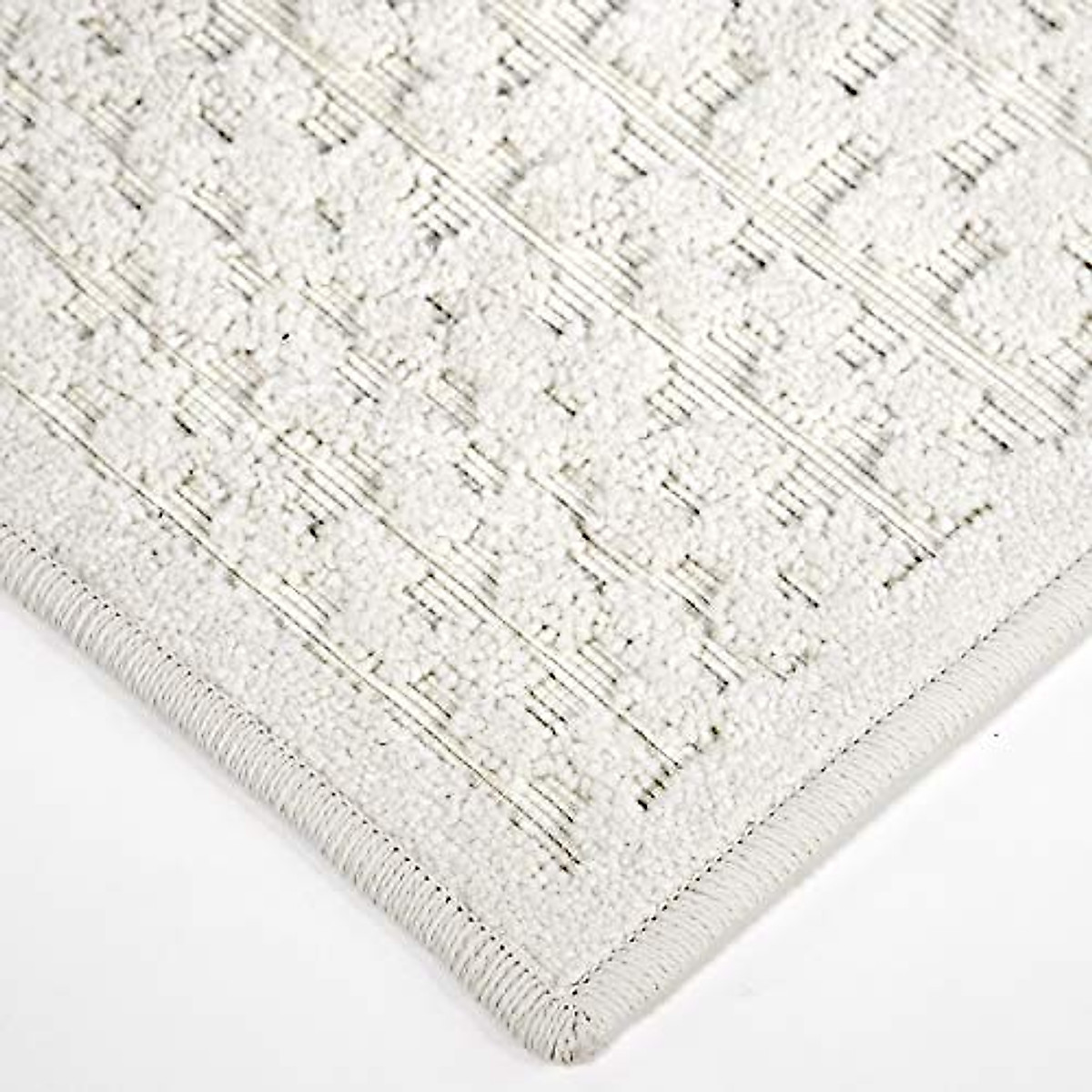 My Texas House Quail Hallow Rug - 7'8" X 10'10" Rectangle In Natural, High-Low, Geometric Design, Indoor Outdoor Patio And Home Decor