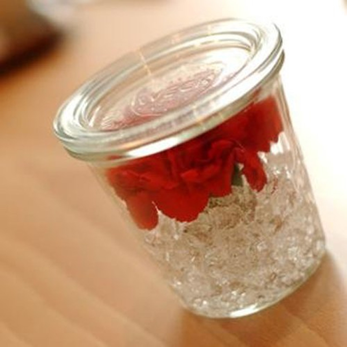 ラセラヌー(Rasalhanut) WE-080 Weck Mold Shape Glass Canister, 2.7 fl oz (80 ml)