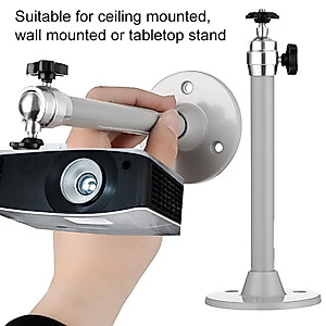HomeSoGood 360° Universal Wall Ceiling Mount Bracket, Mini DLP LCD Video Projector Holder Stand