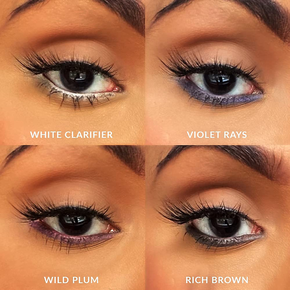 VASANTI Kajal Waterline Eyeliner Pencil - Long-lasting, Waterproof, Smudge-proof, Safe for Sensitive Eyes, Waterline Eye Liner - Opthalmologist Approved and Tested (Rich Brown)