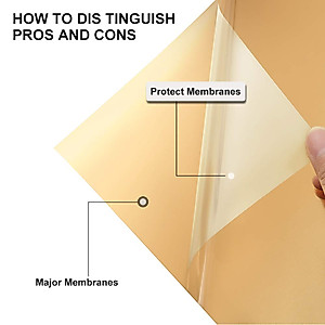 Metallic HTV Heat Transfer Foil Vinyl for T-Shirt 10" 5 feet Rolls Iron on Vinyl Works with Cameo and Cutters DIY Design for Decoration (Gold)