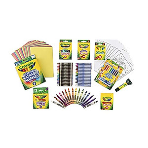 Crayola Super Art Coloring Kit, Arts & Crafts Gift for Girls & Boys, Styles Vary, 100+ Pcs [Amazon Exclusive]