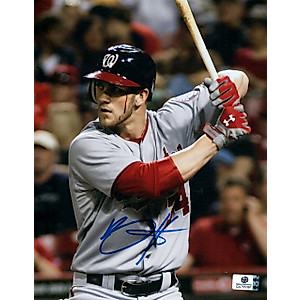 Kirkland Bryce Harper, 8 by 10 Autograph Photo on Glossy Photo Paper