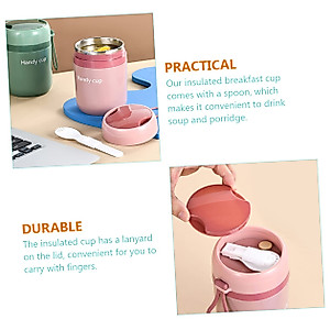 Zerodeko 5pcs mini breakfast cup kids insulated water bottle vacuum insulated water bottle insulated soup insulated breakfast cup insulated food jar portable Warming Soup child