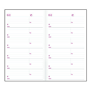 Brownline 2023 Essential Two-Week Pocket Planner, 12 Months, January to December, Stitched Binding, 6" x 3.5", Black (C5626.81Z-23)