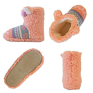 Totes Bootie Slippers, Childrens Llama, US 1-13 Unisex Little Kid