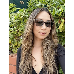 ZENNI Stylish Photochromic Glasses for Women TR90 Cat-Eye Frame Light Eyewear UV Protection