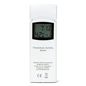 Ambient Weather WH31E Thermo-Hygrometer Sensor for WS-0265, WS-2000, WS-3000 and ObserverIP Series Weather Stations