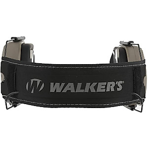 Walker's GWP-RSEMPAT-FDE Electronic Muffs & Razor Walkie Talkie Handsfree Communication up to 3 Miles Black
