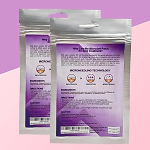 Micropoints for Acne Dark Spot Treatment - Post-Blemish Dark Spots Removal Patch with 127 Mircropoints, Fade & Brighten Post Acne Marks or Dark Spots (9 count/pack)