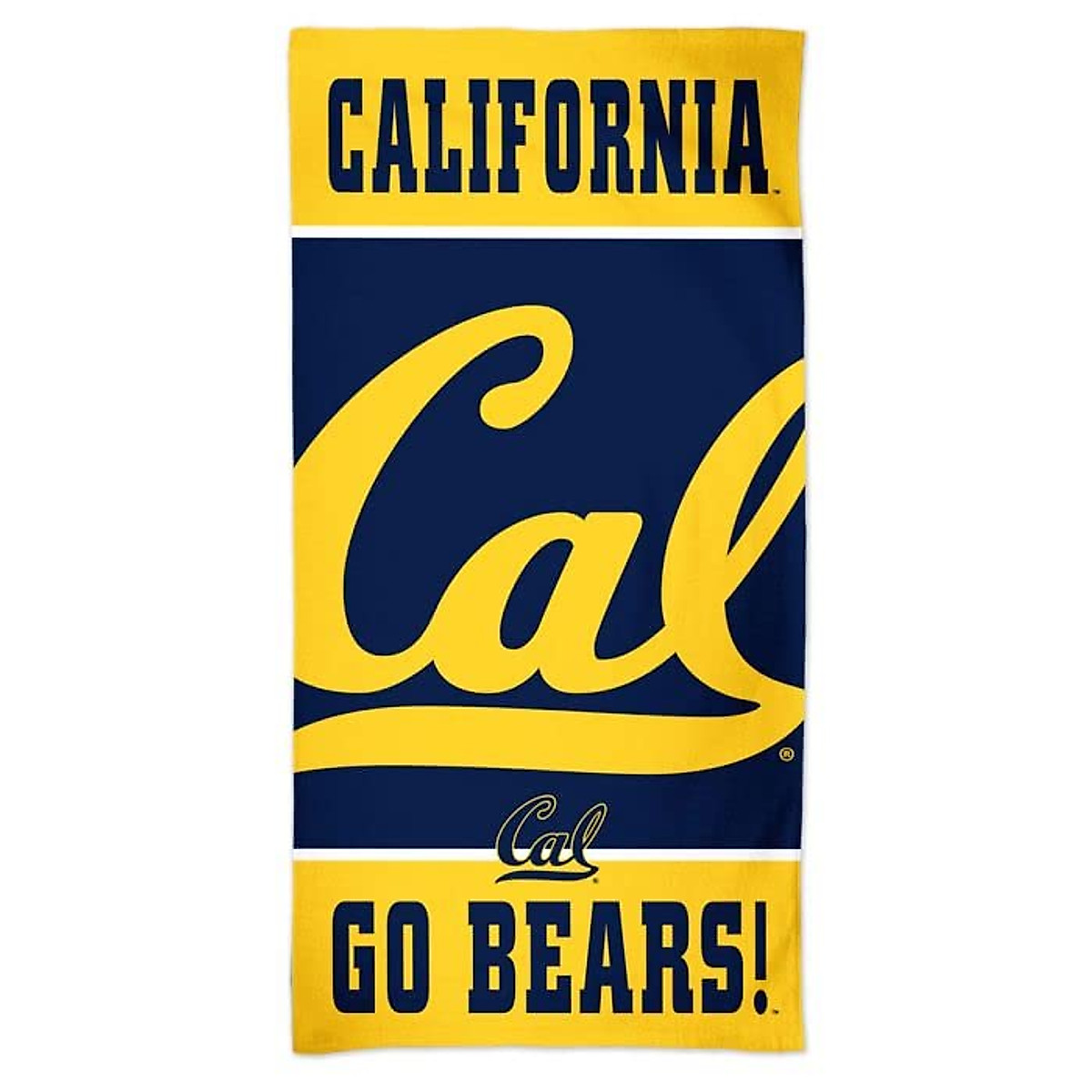 University of California UC Berkeley Cal Bears Beach Bath Towel