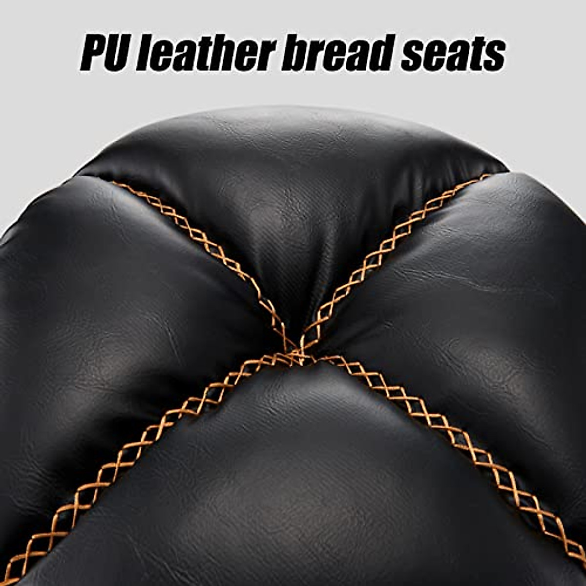 LWBLJX Rolling Bar Stool on Swivel Wheels Beauty Salon Counter Chair, Waterproof PU Leather Seat & Metal Frame, SGS Air Rods Adjustable Lifting 44-59 cm(Color:Blue)