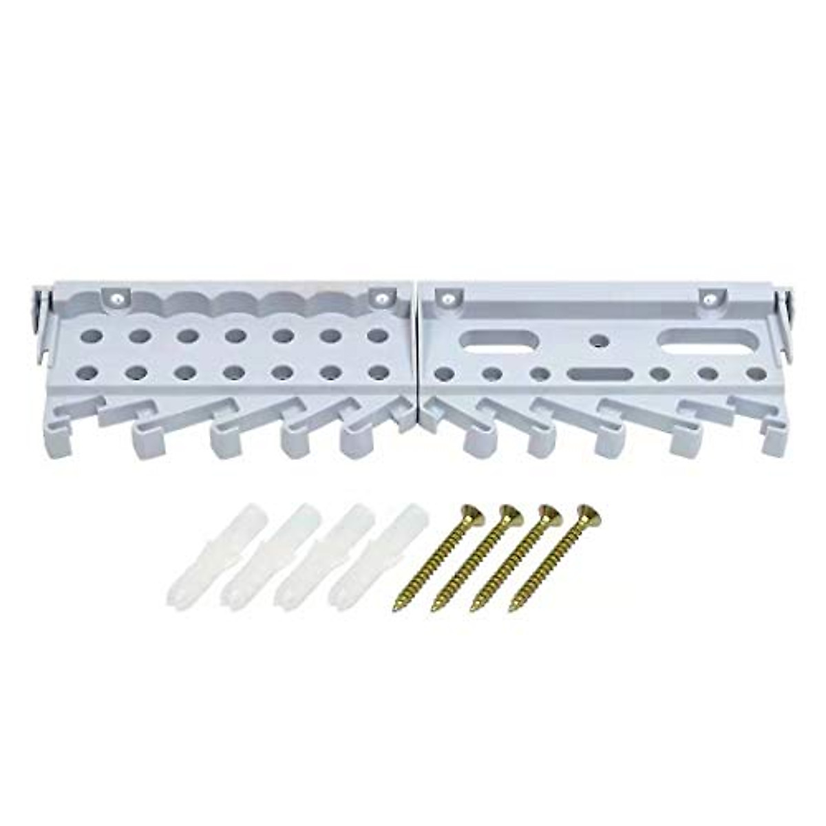 Newkiton 2Pcs/Set Tool Rack Wall Mount Organizer Tool Trays Storage Hanger Holder for Home Garage Garden