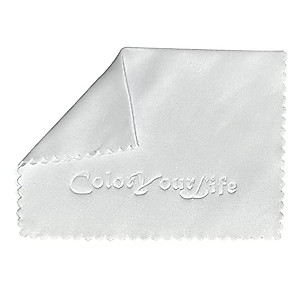 ColorYourLife 3-Pack 5.3'' Micro-Knit Mesh Tip Capacitive Stylus Pens for Touch Screens with Replaceable Fiber Tips, Universal Stylus Pens and Cleaning Cloth (Matt Black, Black, Gun Grey)