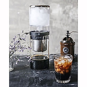 BEANPLUS MY DUTCH M550 Cold Brew Dutch Drip type coffee maker hand drip coffee making & Simple English User's Guide (Black)