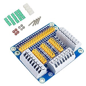 HiLetgo GPIO Expansion Board Shield for Raspberry PI 4B/3B+ with Screws
