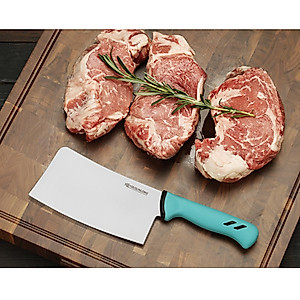 YOUSUNLONG Chopping Knife - 8 Inch Meat Cleaver and Vegetable Kitchen Knives - Premium High Carbon Molybdenum Steel Blade - Razor Sharp - Ergonomic & Non-slip Handle