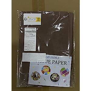 NEBURORA Brown Tissue Paper for Gift Bags 60 Sheets Brown Wrapping Tissue Paper Bulk 14 X 20 Inch Dark Brown Wrapping Paper for Gift Packaging Filler Art Crafts DIY Birthday Wedding Holiday (Brown)