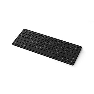 Microsoft Designer Compact Keyboard - Matte Black. Standalone Wireless Bluetooth Keyboard. Compatible with Bluetooth Enabled PCs/Mac