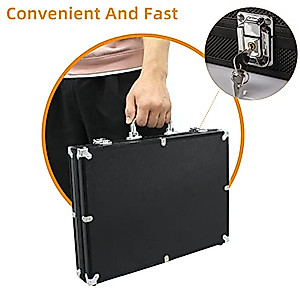 GRANDMA SHARK 500 Piece Poker Chips Set with Aluminum Case, Casino Chips for Blackjack Gambling 2 Decks of Cards, Dealer, Small Blind, Big Blind Buttons and 5 Dice, Texas Holdem Poker Sets with Case