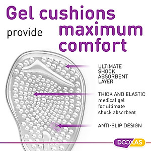 High Heel Comfort Pads | Metatarsal Pads Women - 4 Ball of Foot Cushions for Heels. Pain Relief Ball of Foot Cushions for Any High Heels - High Heel Inserts for Women - Heel Pads for High Heels